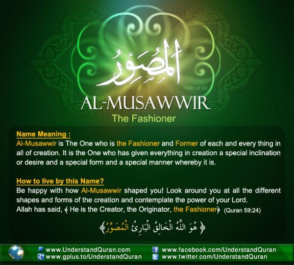 And the Answer is . . . Al-Musawwir! – Understand Al Quran Academy