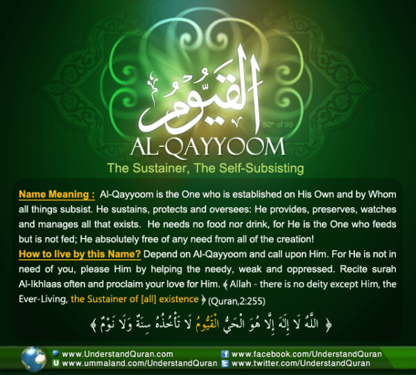 And the Answer is . . . Al-Qayyoom! – Understand Al Quran Academy