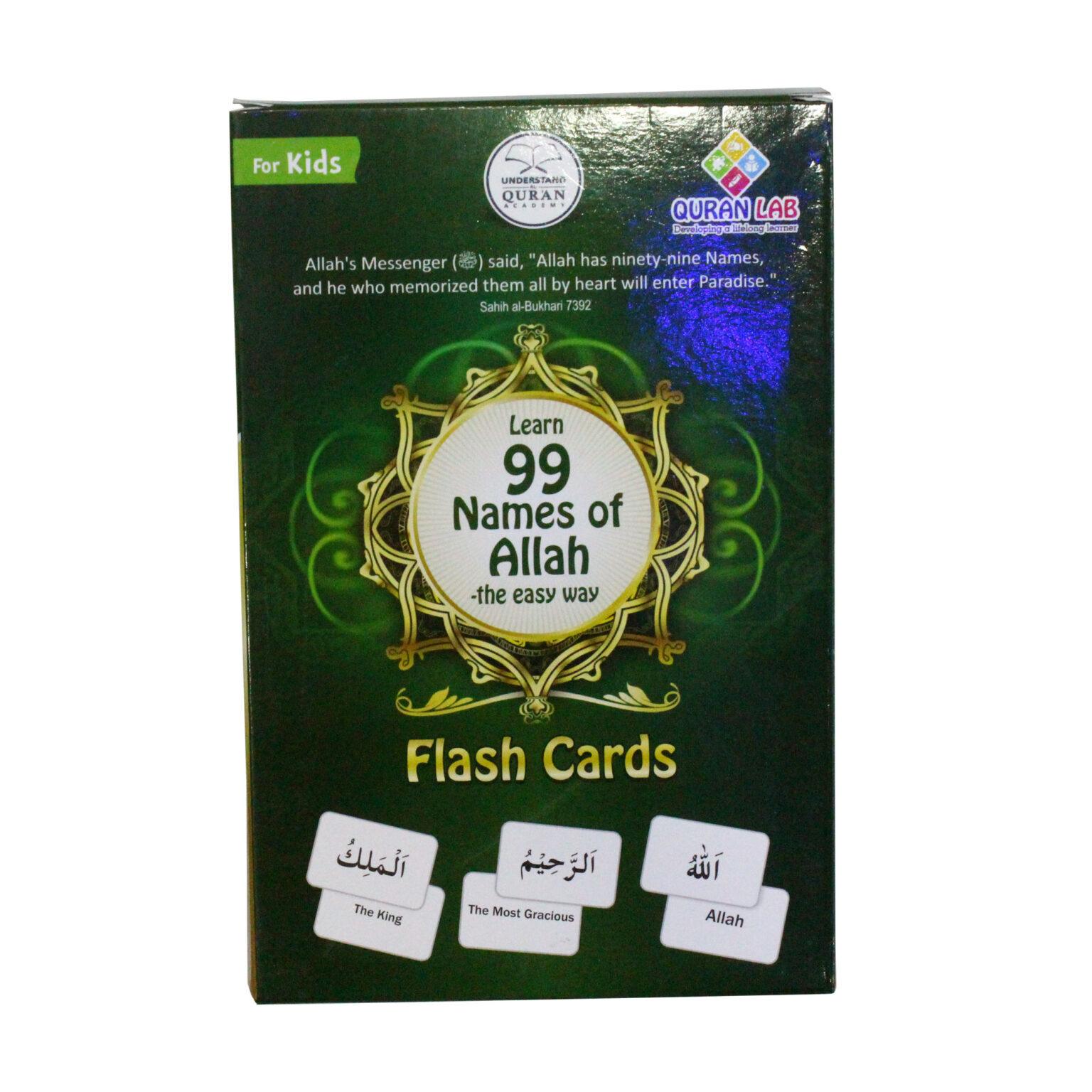 Flash Cards Learn 99 Names of Allah – the easy way! – Understand Al ...